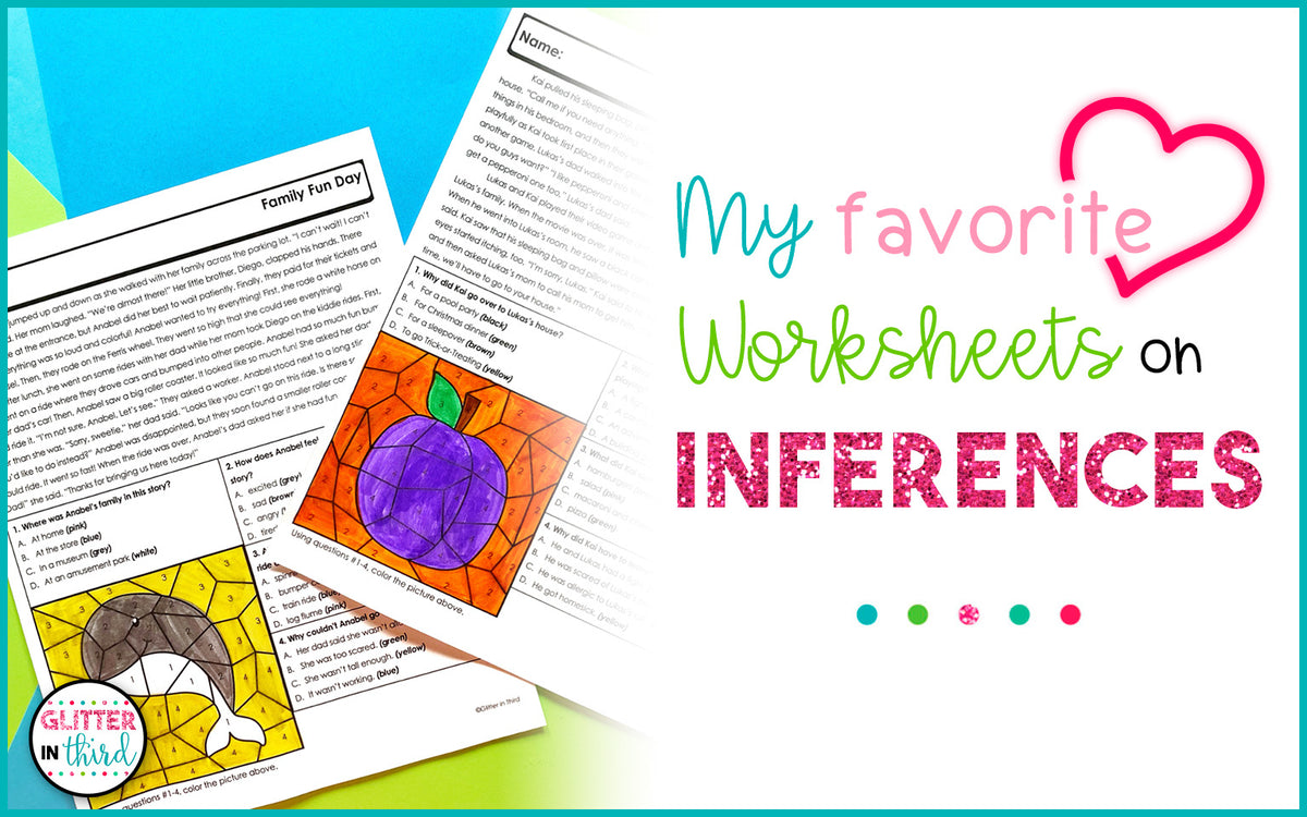 My Favorite Worksheets on Inferences – All American Holiday